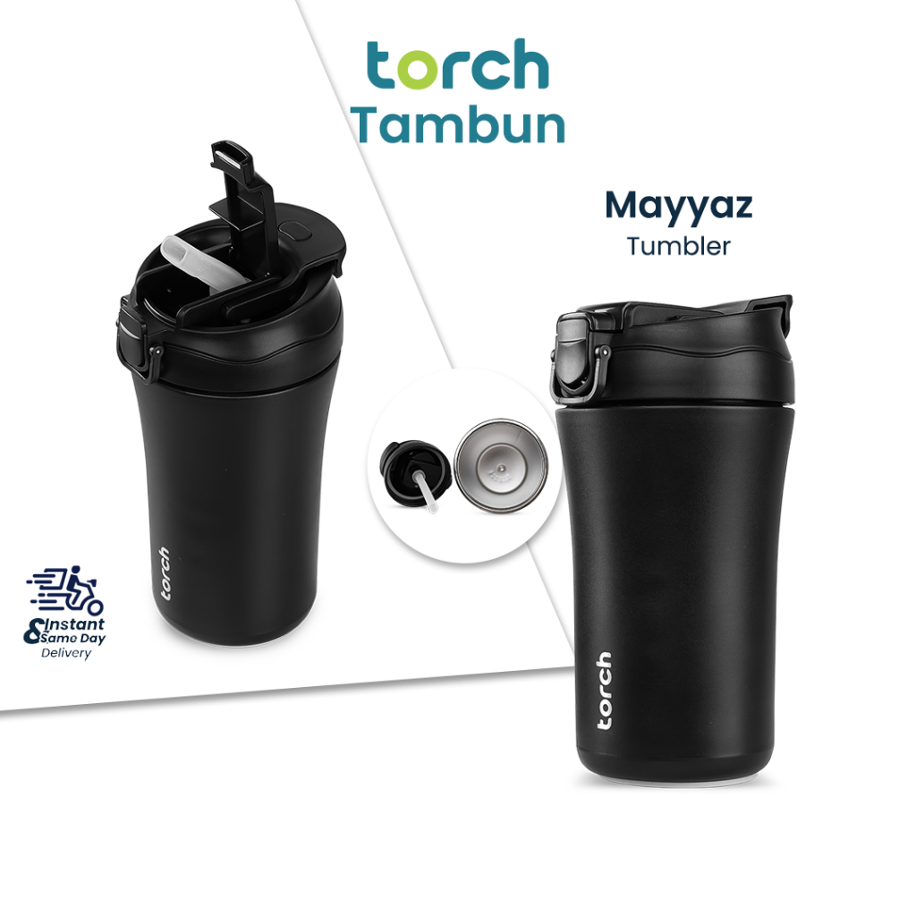 Jual TORCH Mayyaz Tumbler Termos Botol Air Minum Tahan Lama Ringan Anti ...