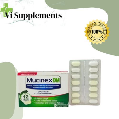 Jual VI SUPPLEMENTS - Mucinex DM Expectorant and Cough Suppressant 56 ...