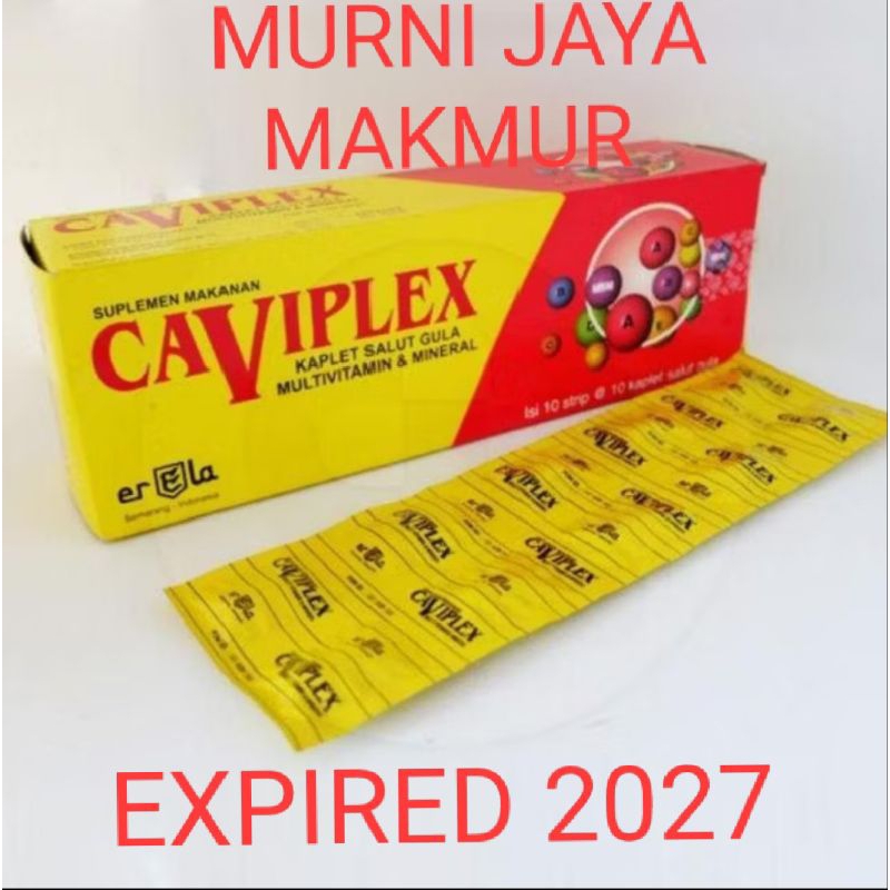 Jual CAVIPLEX 1 BOX 100 TABLET EXP 2027.. | Shopee Indonesia