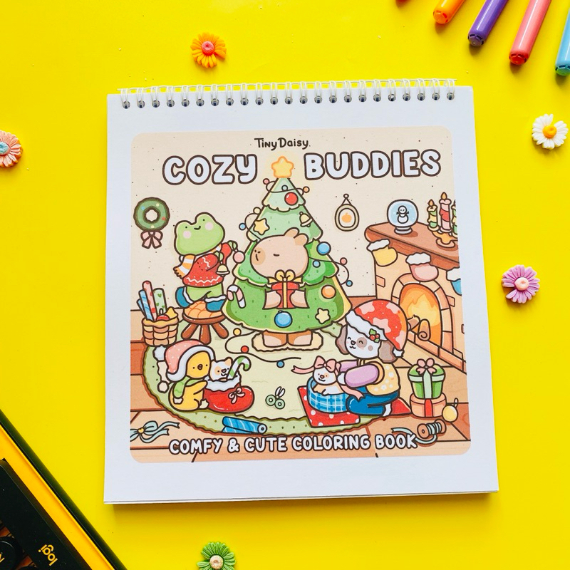Jual Cozy Buddies Comfy And Cute Coloring Book | Shopee Indonesia