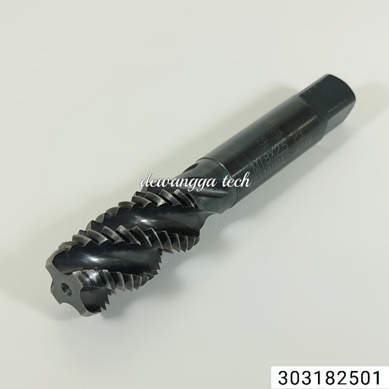 Jual Yamawa m18x2.5 SP tap mesin m18 x 2.5 taping m 18 x 2 . 5 spiral japan | Shopee Indonesia