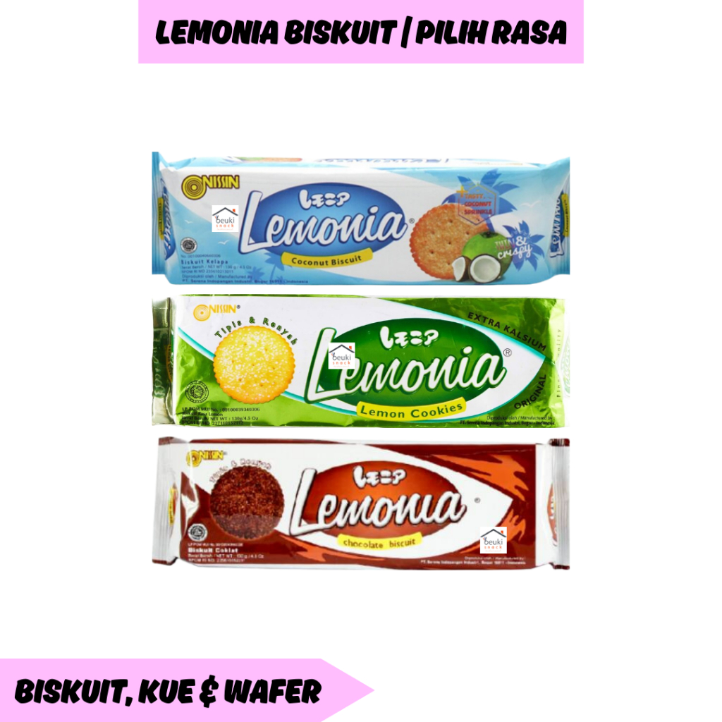 Jual Lemonia Biskuit Taburan Gula Berbagai Varian Pilih Rasa | Shopee ...