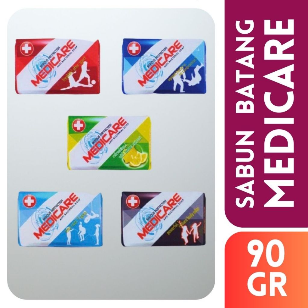 Jual MEDICARE Sabun Mandi Batang Bar Soap 90gram murah | Shopee Indonesia