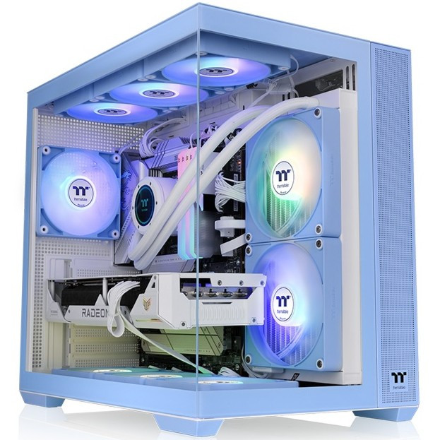 Jual THERMALTAKE VIEW 380 TG ARGB HYDRANGEA BLUE MID TOWER PC CASE ...