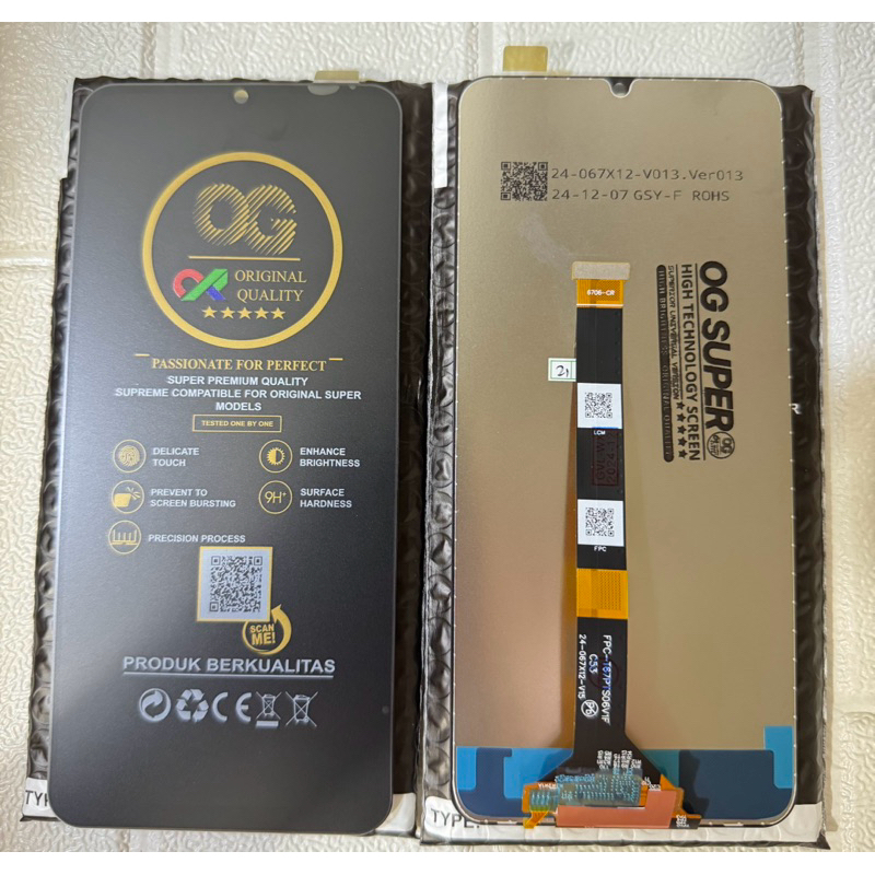 Jual LCD + TC 1SET OG SUPER REALME C51 - NOTE 50 - C53 - C51S - N53 | Shopee Indonesia