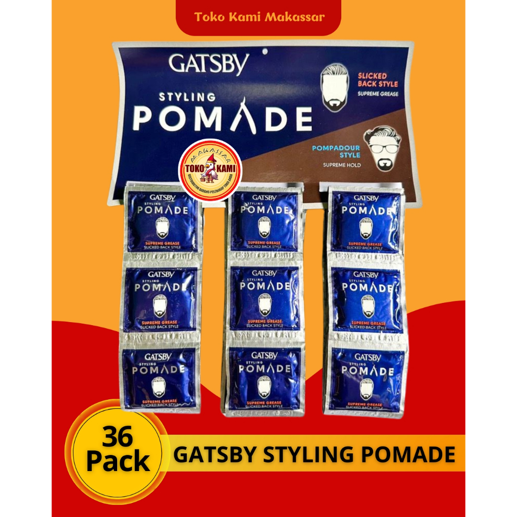 Jual Gatsby Pomade Sachet(36sachet) Makassar | Shopee Indonesia