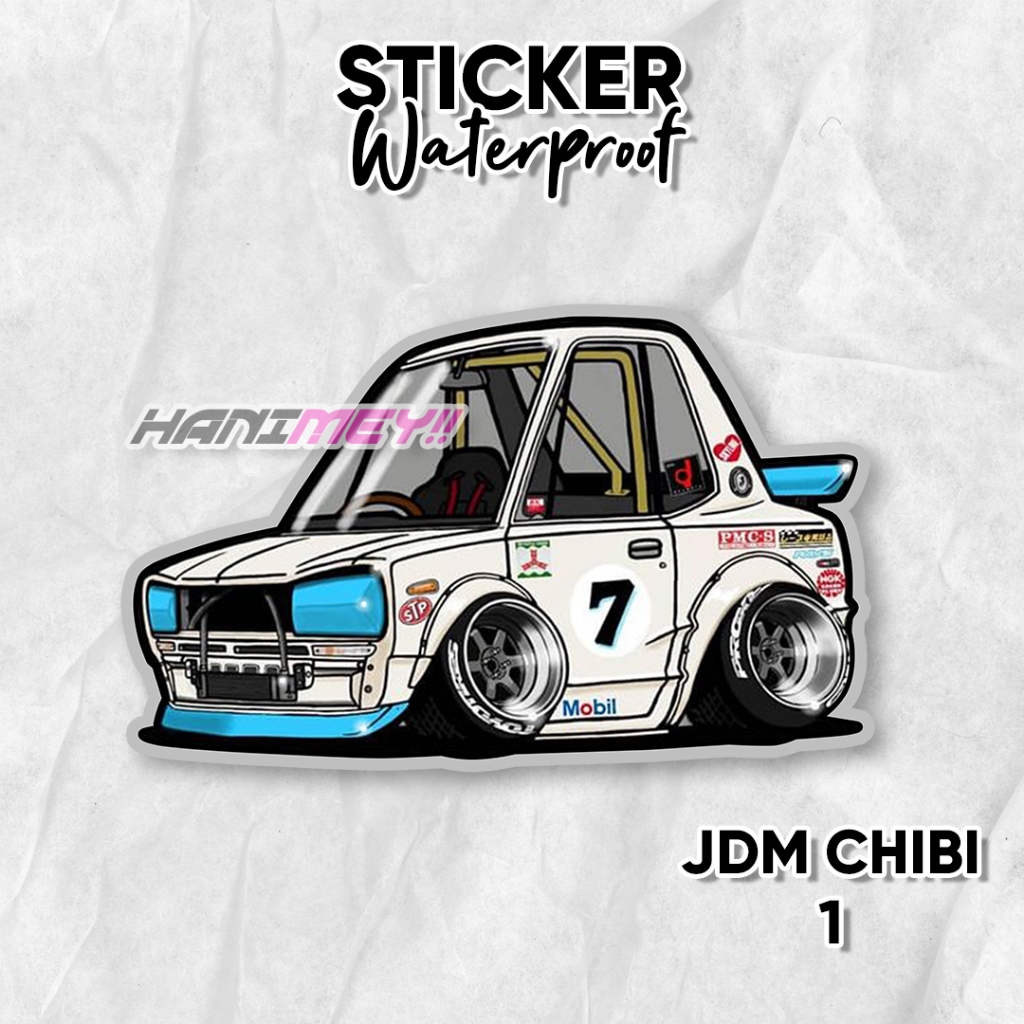 Jual Stiker JDM Chibi Cars / Sticker JDM cars Waterproof | Shopee Indonesia