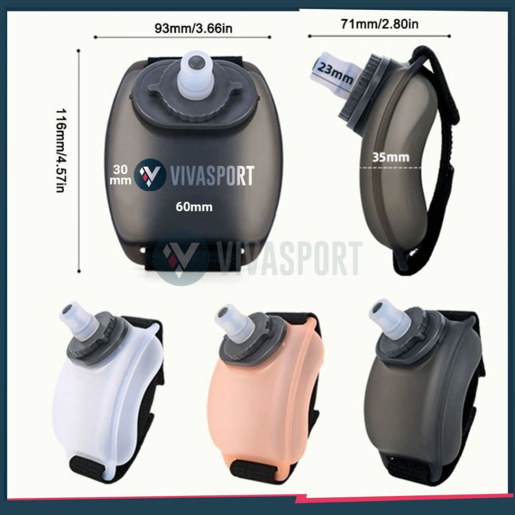 Jual VIVASPORTS - Premium Sport Running Wrist Water Bottle / Botol ...