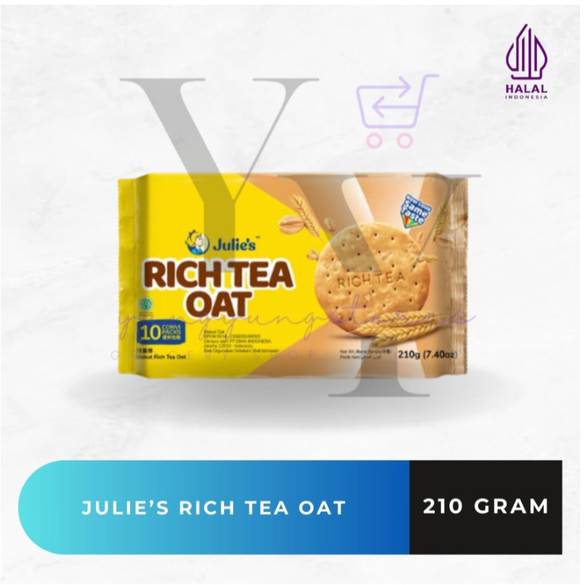 Jual Julie's Oat 25 Rich Tea Oat 210 gram | Shopee Indonesia