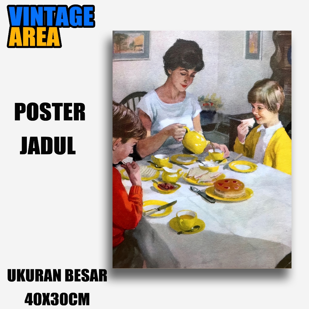 Jual POSTER JADUL KHONG GUAN HIASAN DINDING JADUL DEKORASI VINTAGE ...