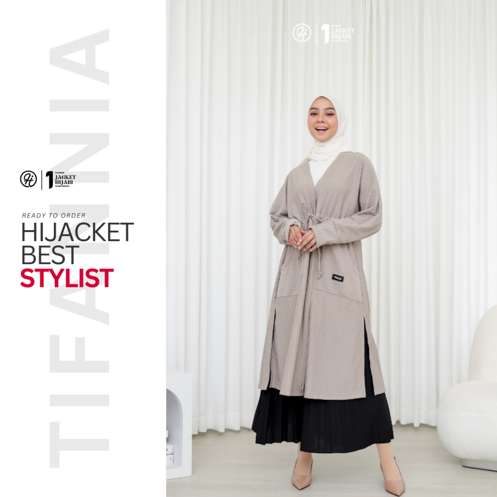 Jual HIJACKET - Jaket Hijaber TIFANNIA | Jaket Rajut Panjang ...