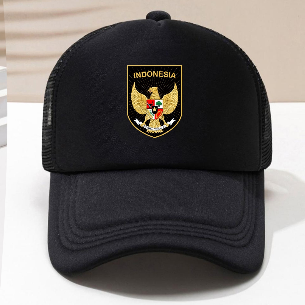 Jual Unfollow - Topi Trucker Garuda Logo Simpel Keren | Topi Jaring ...