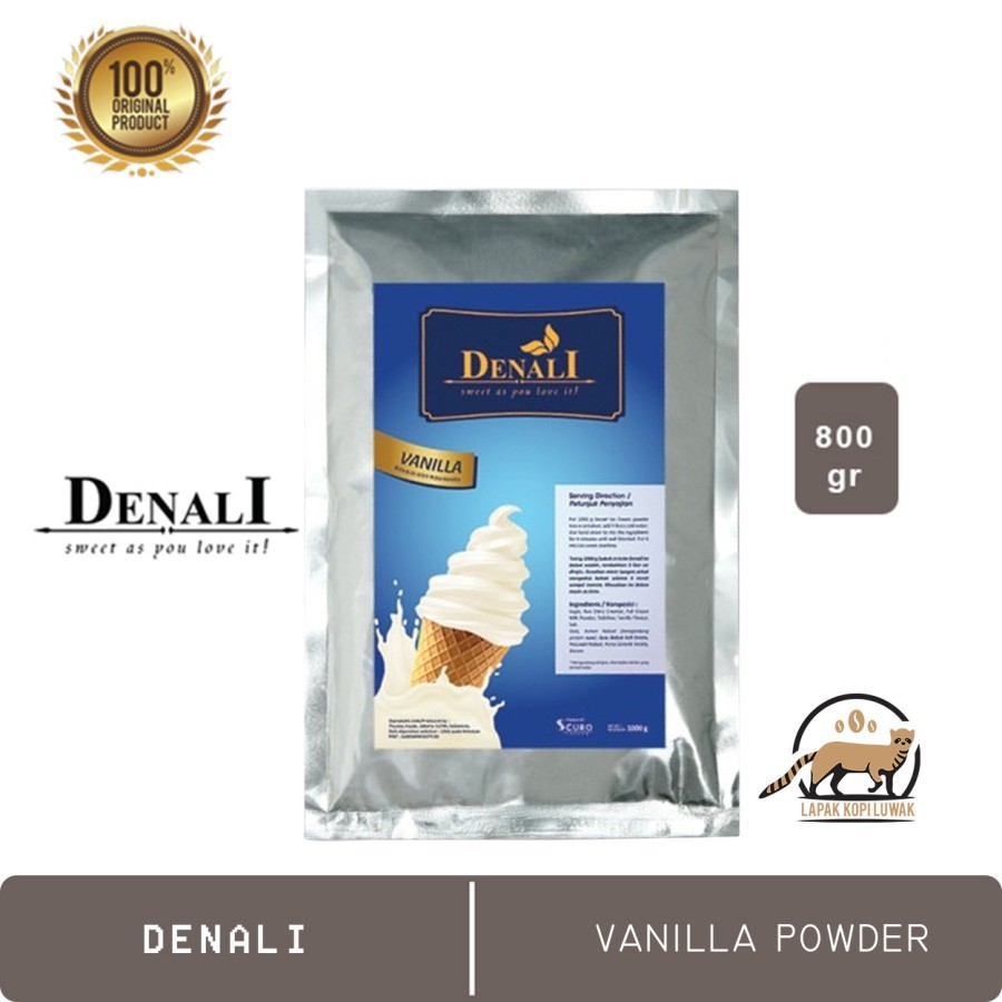 Jual Denali Ice Cream Powder Vanilla | Shopee Indonesia