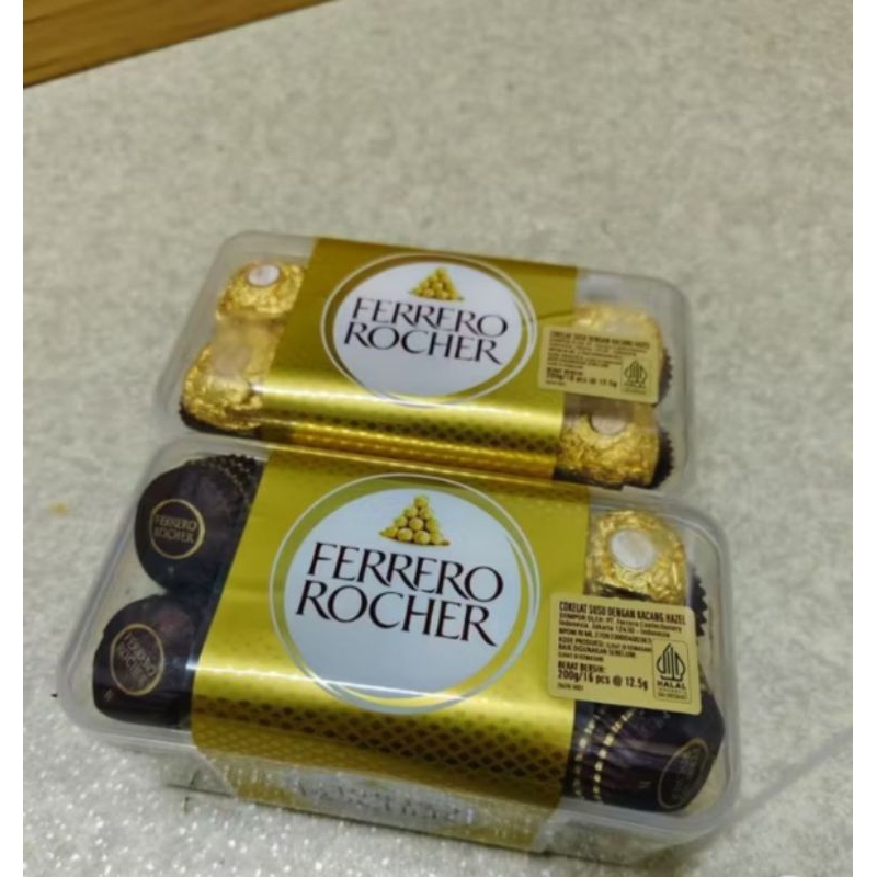 Jual Chocolate Ferrero Rocher isi 16 halal / cokelat import exp sept ...