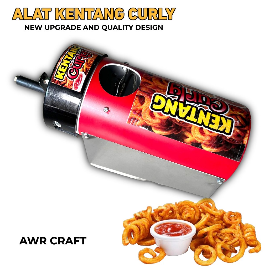 Jual Alat Pemotong Kentang Curly Terbaru / Mesin Kentang Curly dan ...