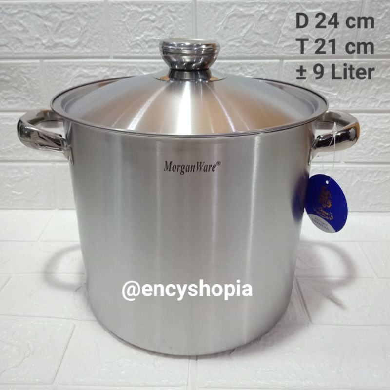 Jual Panci BIMA Stockpot 20cm 24cm 28cm 30cm Stainless Steel | Shopee ...