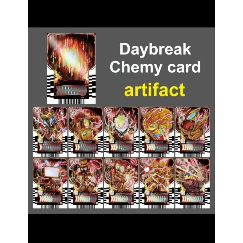 Jual Card Custom Daybreak Chemy Card ARTIFACT Kamen Rider Gotchard ...
