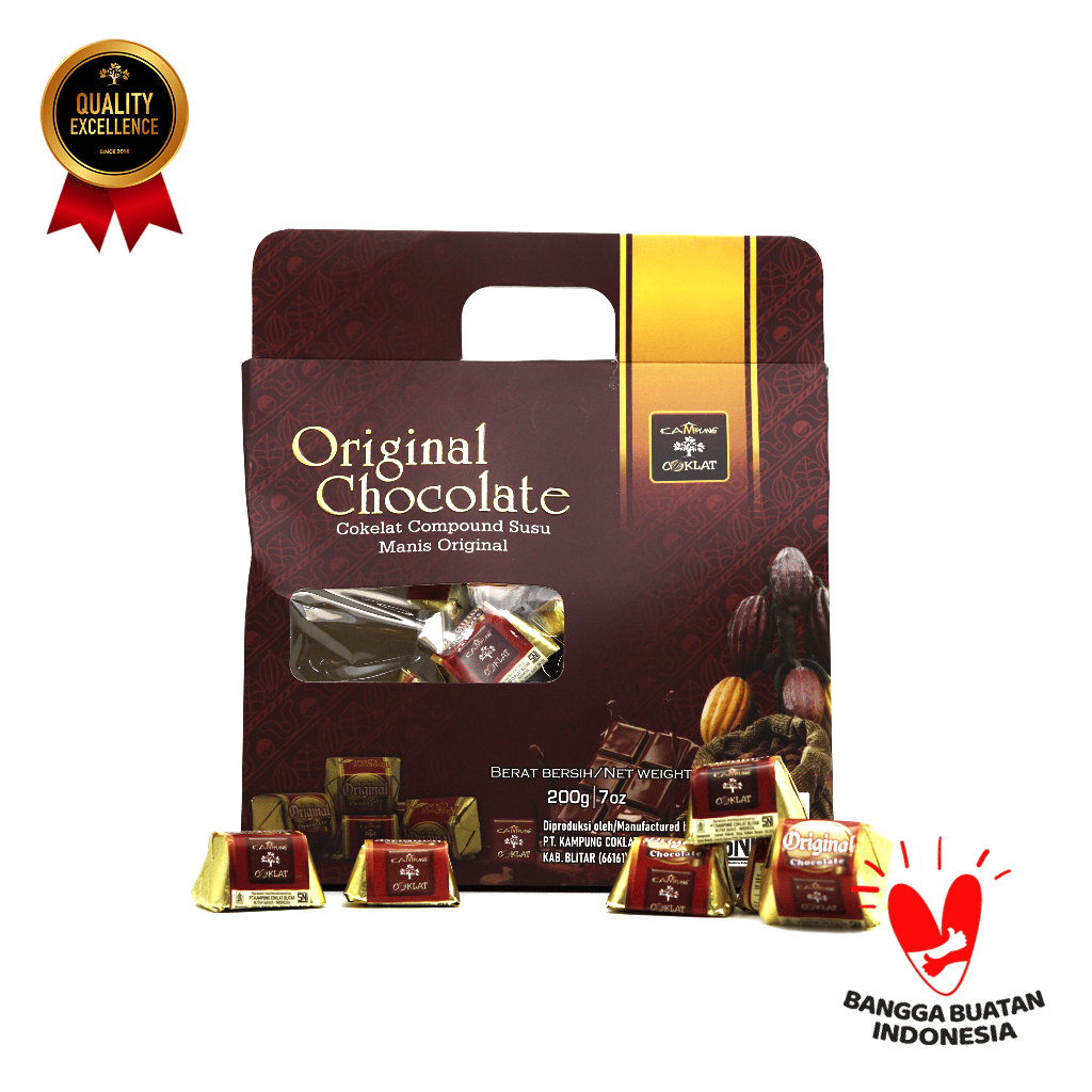 Jual COKLAT POUCH ORIGINAL 200G - KAMPUNG COKLAT BLITAR | Shopee Indonesia