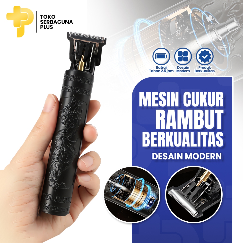 Jual Alat Cukur Rambut Hair Clipper Trimmer Electric Mesin Pemangkas Kumis Jenggot Model Dragon ...