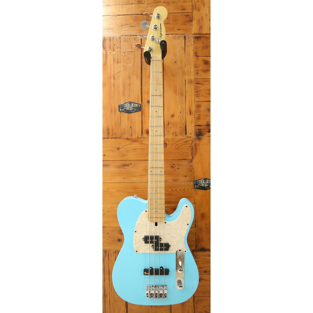 Jual Gitar bass Byx model telecaster bass surf blue 4 strings ...
