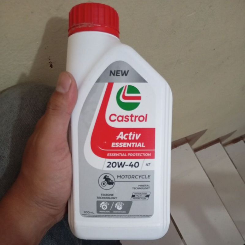 Jual oli castrol activ essential 20w-40 800ml original | Shopee Indonesia