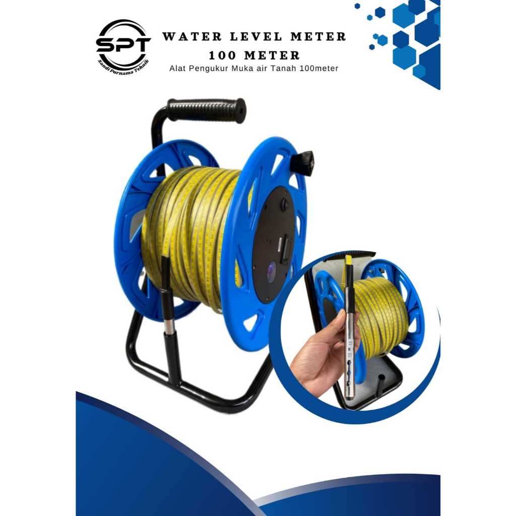 Jual Water level dip 100 meter/dip meter/sensor tinggi muka air ...