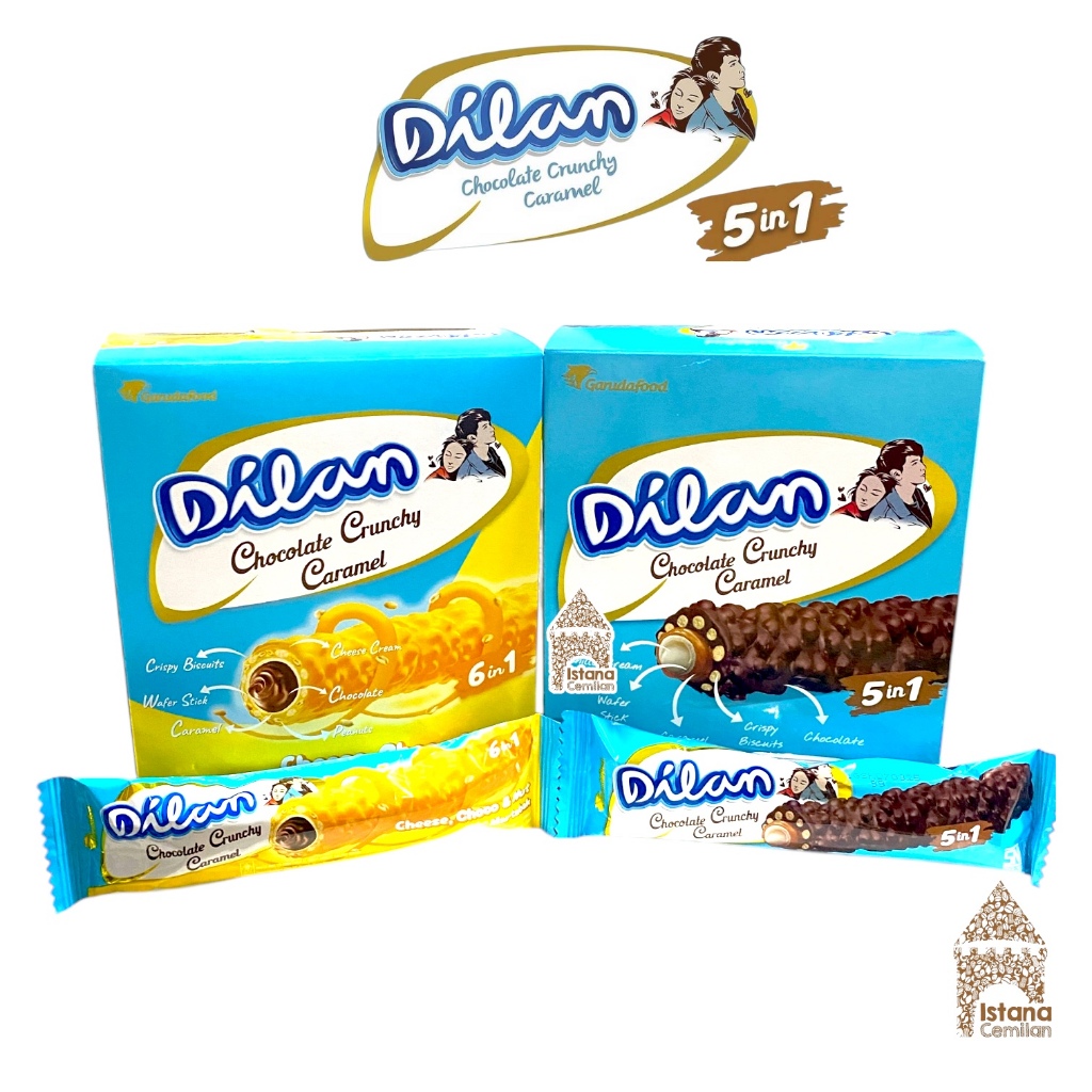 Jual Dilan Cokelat / Martabak Chocolate Crunchy Caramel (isi 12 pcs ...