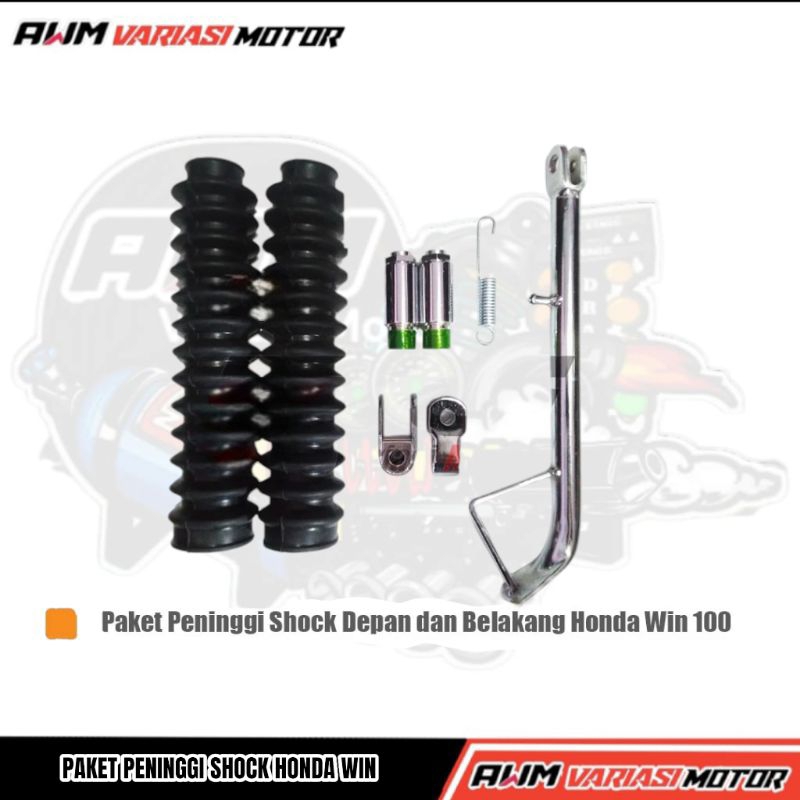 Jual Paket Peninggi Shock Depan Win Dan Peninggi Shock Belakang Win 100 ...