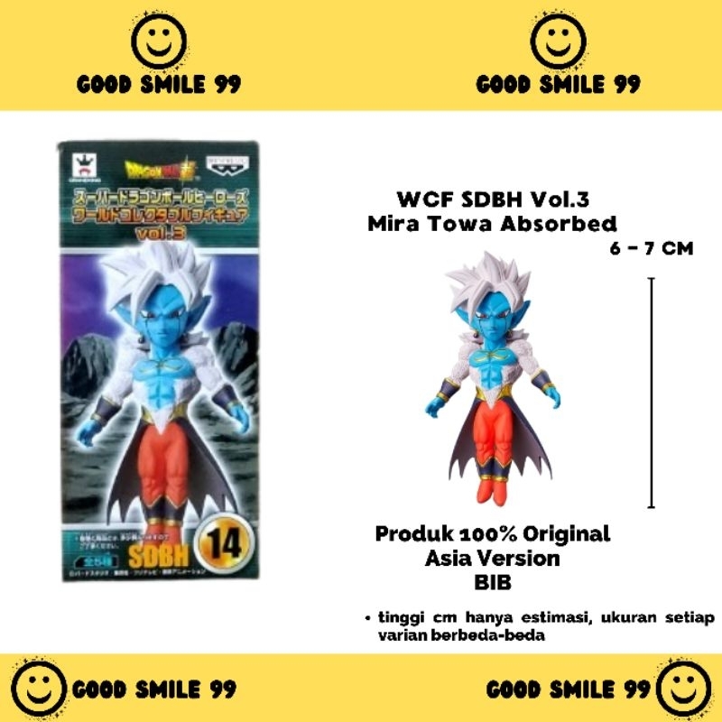 Jual WCF SDBH Super Dragon Ball Heroes Vol.3 Mira Towa Absorbed Ori Asver - BIB | Shopee Indonesia