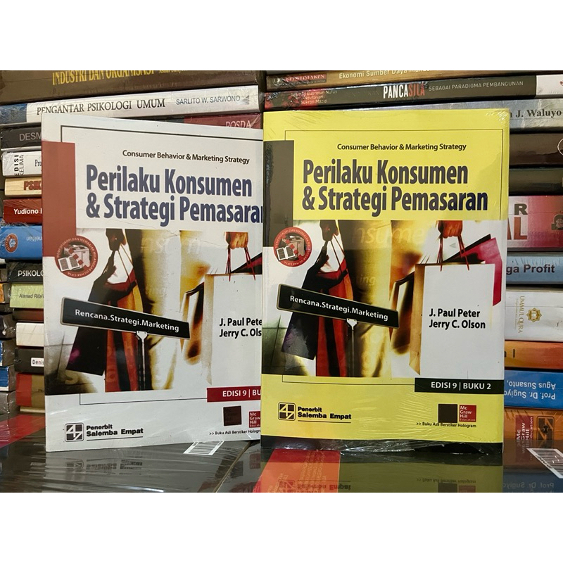 Jual Buku Perilaku Konsumen & Strategi Pemasaran 1 & 2 - J Paul Peter | Shopee Indonesia