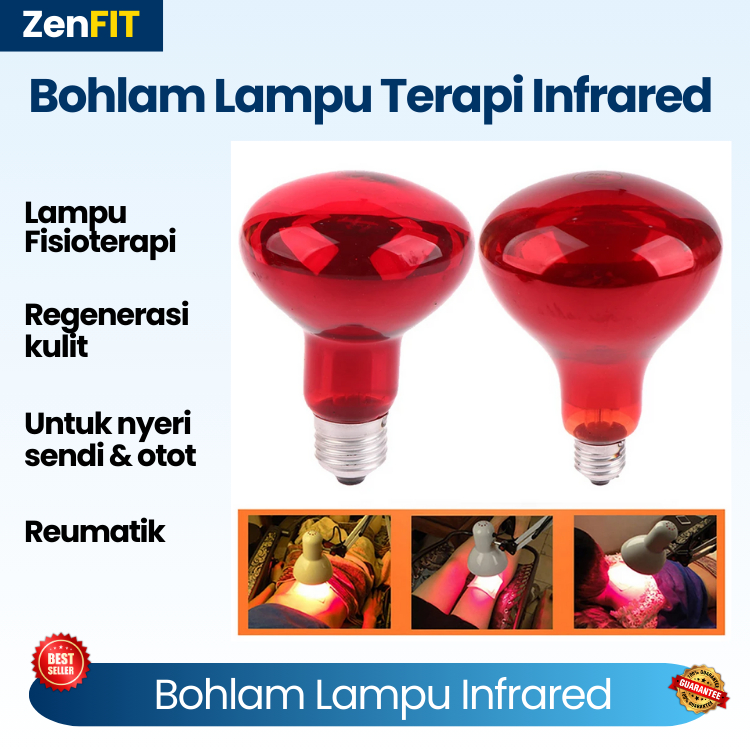 Jual Lampu Bohlam Fisioterapi Terapi Infrared Red Light Therapy Lampu ...