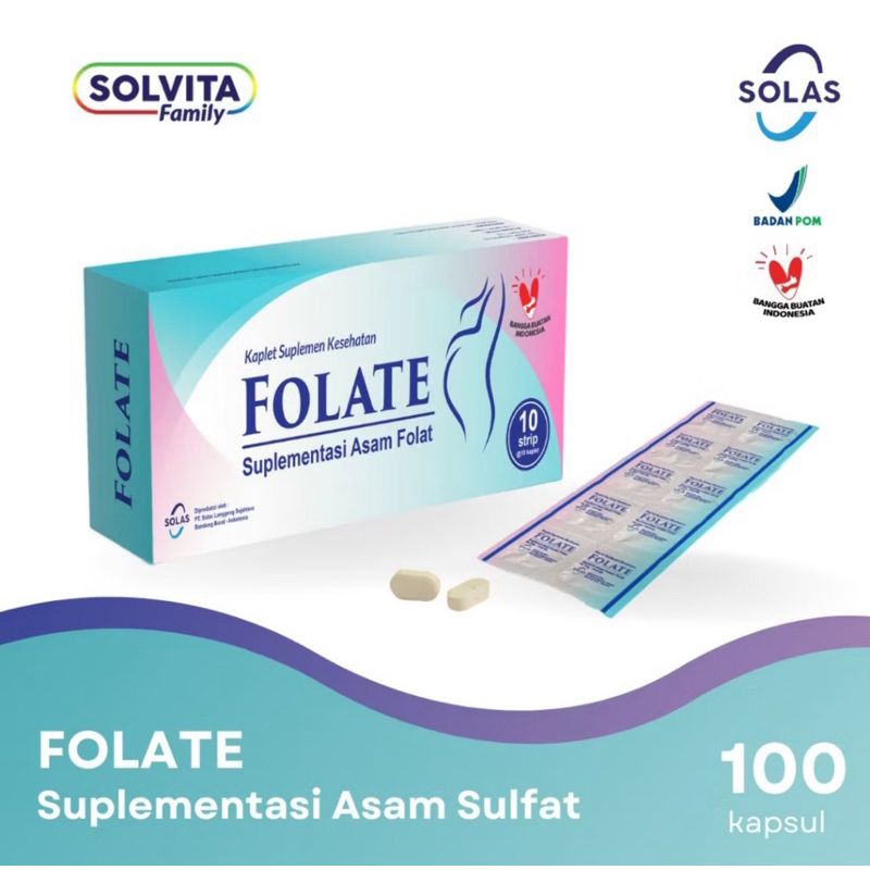 Jual FOLATE (asam folat 1000 mcg) | Shopee Indonesia