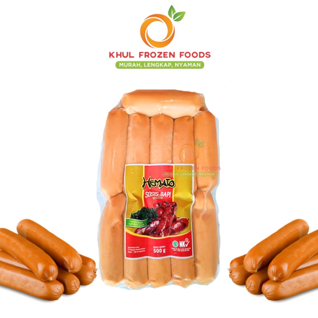 Jual Hemato Sosis Sapi Bakar Jumbo mini Isi11 500Gr / HEMATO / Sosis ...
