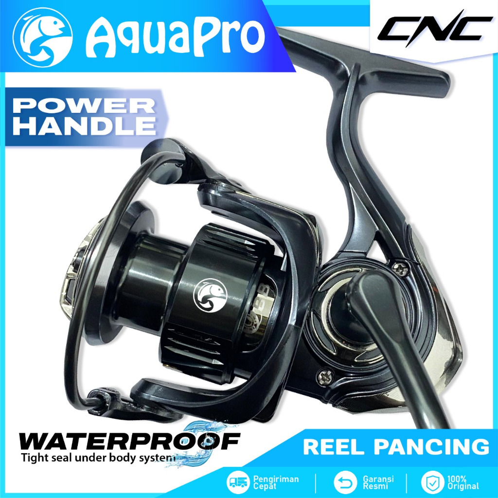 Jual Aquapro Reel Pancing Series DW Fishing Reel CNC Power Handle One ...