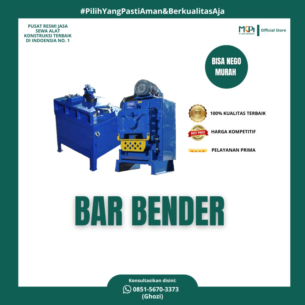 Jual SEWA BAR BENDER | SEWA BAR BENDING | SEWA MESIN TEKUK BESI | SEWA ...