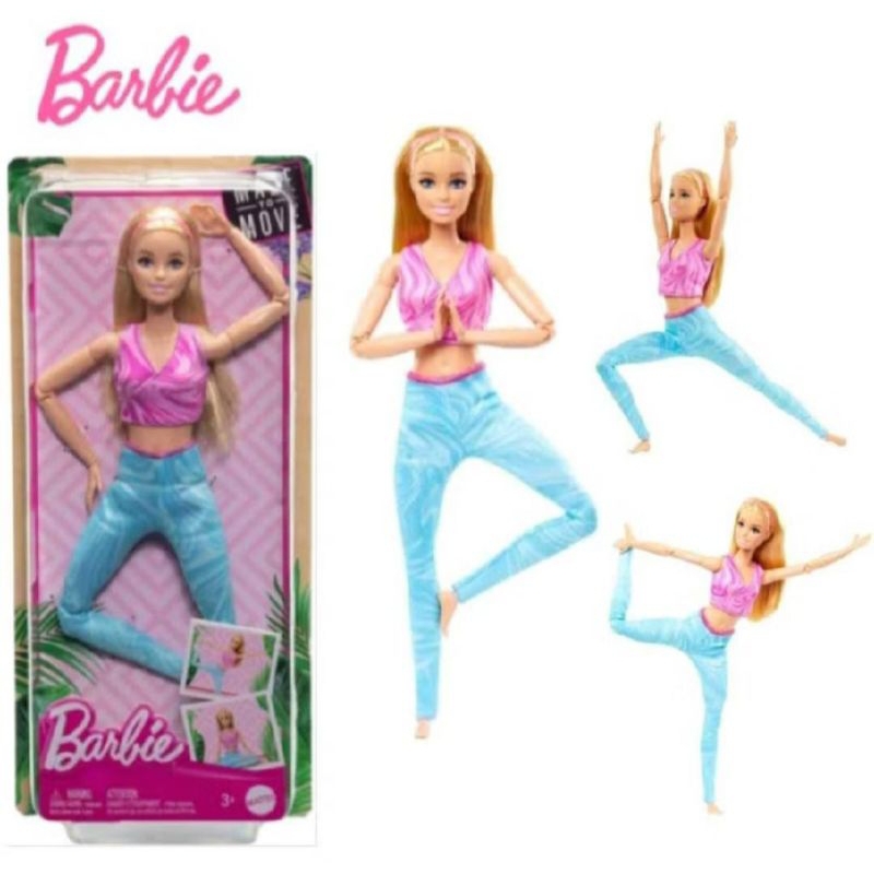 Jual figure barbie mtm made to move yoga pose | Shopee Indonesia