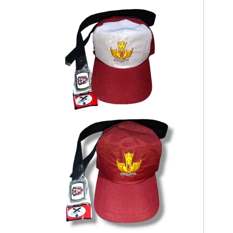 Jual paket TOPI DAN SABUK SEKOLAH SD merah putih cowok cewek | Shopee ...