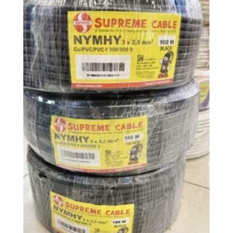 Jual Kabel Supreme, Metal dan Eterna Serabut Nyyhy Nymhy 2x2,5mm Ecer Per Meter | Shopee Indonesia