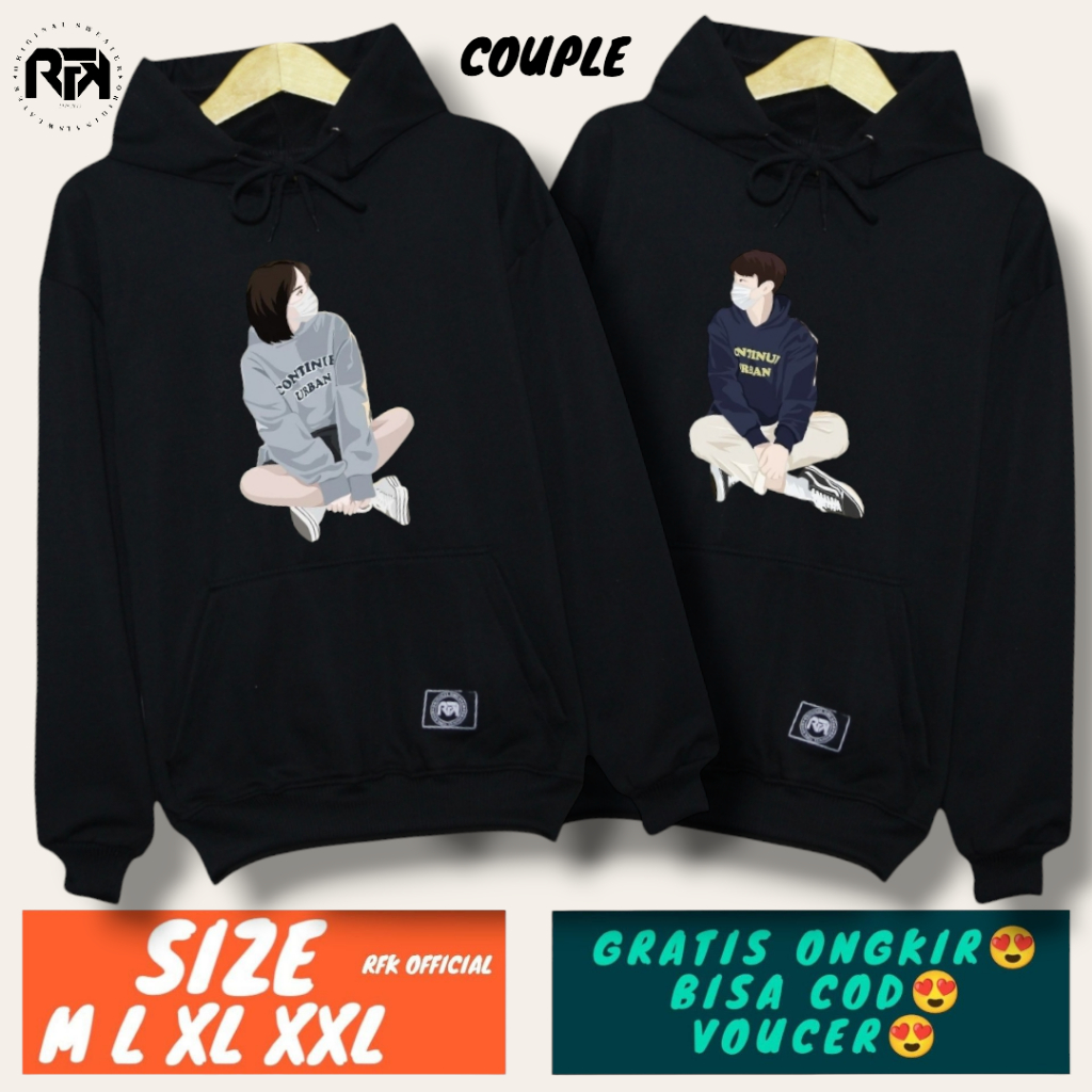 Jual jaket couple pasangan terbaru 2025 / sweater couple / sweater ...