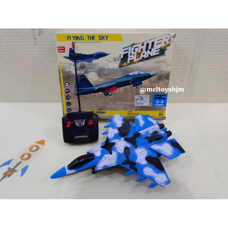 Jual Mainan Pesawat RC Jet tempur Fighter Plane Remot Control - Mainan ...