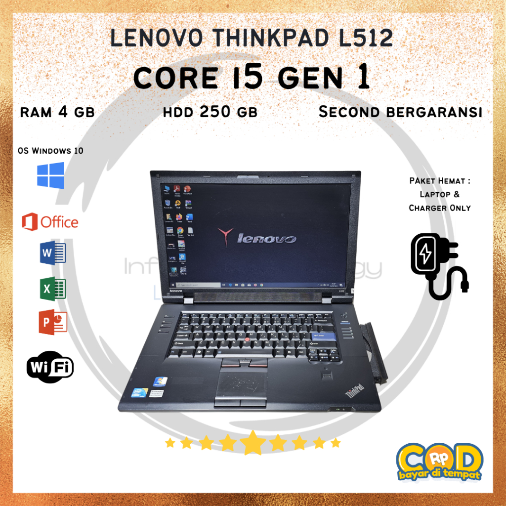 Jual Lenovo ThinkPad L512 Laptop i5 Inch Sekolah Harga Murah | Shopee ...