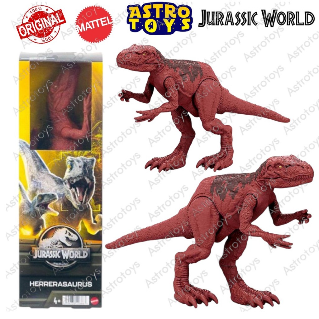Jual Jurassic World Mattel Dominion Dino Herrrerasaurus 30cm Original ...