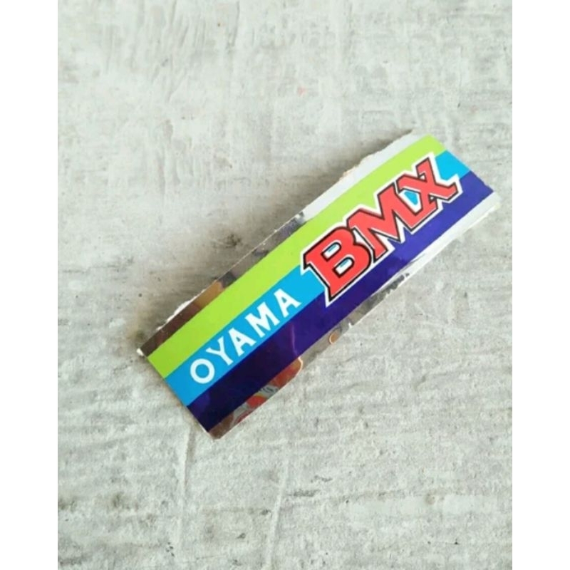 Jual Sticker decal sepeda oyama bmx oldschool osbmx NOS seatclamp ...