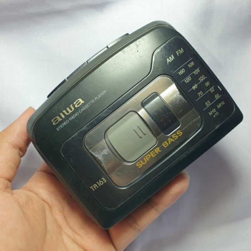 Jual Walkman Aiwa HS - TA163 Stereo Radio Cassette Player Super Bass | Shopee Indonesia