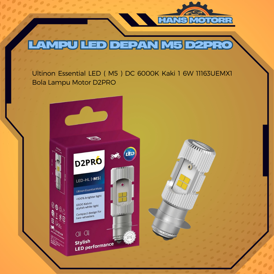 Jual LAMPU DEPAN MOTOR LED D2 PRO M5-LAMPU LED 2SISI H6 ARUS DC M5 BST BOHLAM LAMPU DEPAN D2 PRO ...