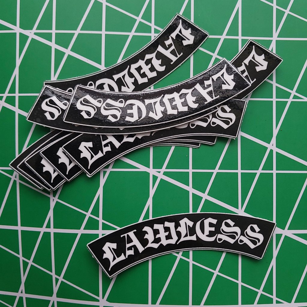 Jual STIKER LAWLESS - STICKER BRAND HYPE CLOTHING | Shopee Indonesia