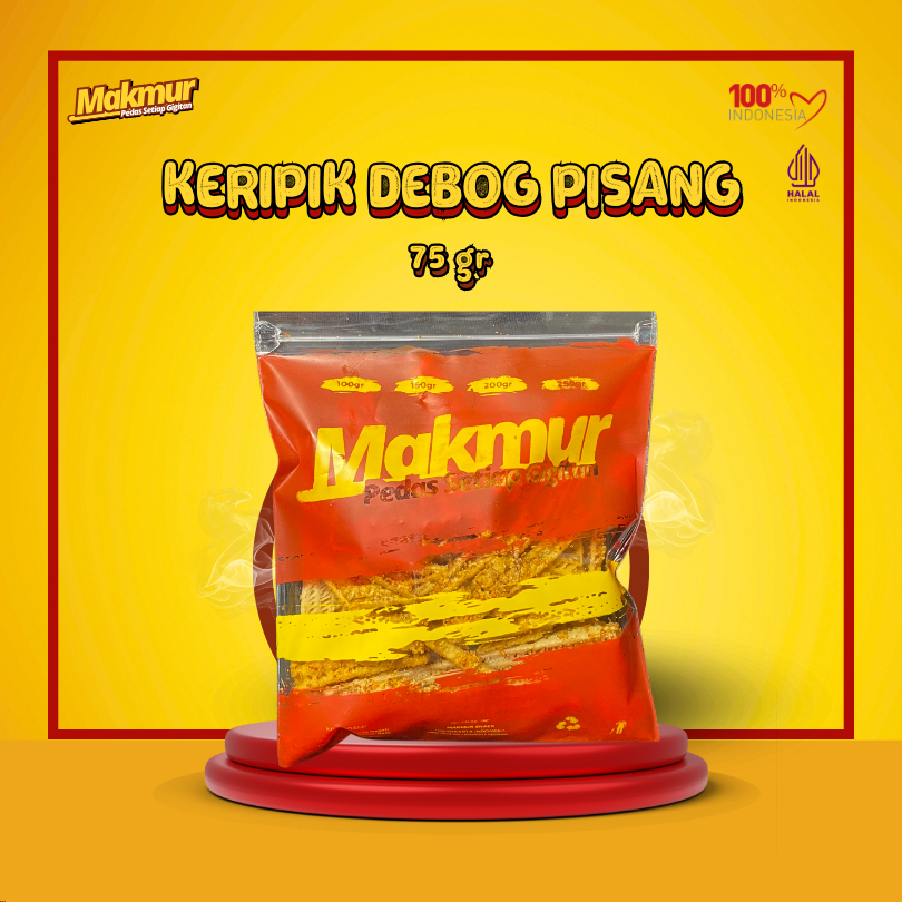 Jual Makmur Keripik Debog Pisang Varian Level Pedas - Makanan Ringan ...