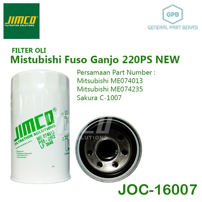 Jual Filter Oli Mistubishi Fuso Ganjo 220PS NEW Sakura C-1007 Jimco JOC ...