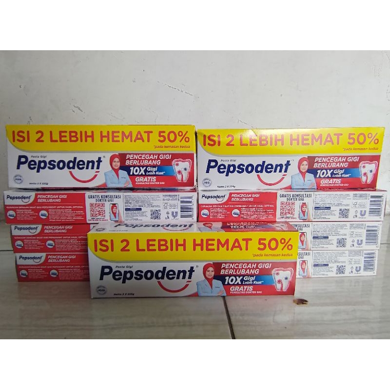 Jual PEPSODENT WHITE VALUPACK (2×225G) | Shopee Indonesia