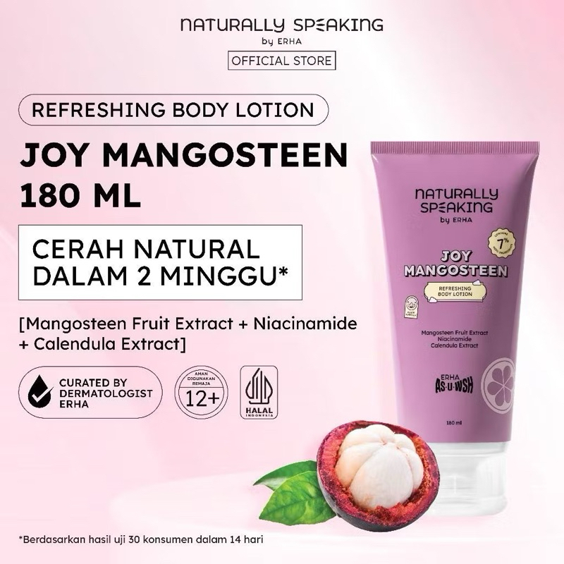 Jual Naturally Speaking Joy Mangosteene Cerah Natural Dalam 2 Minggu 180 ML | Shopee Indonesia